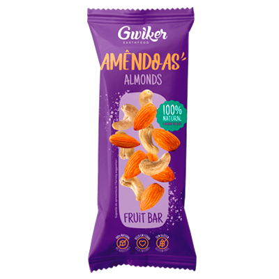 Fruit Bar Almonds - 35g (30 units) – Gwiker Earthfood